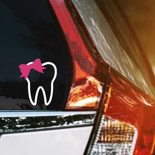 Molar Tooth Car Window Decal - Etsy