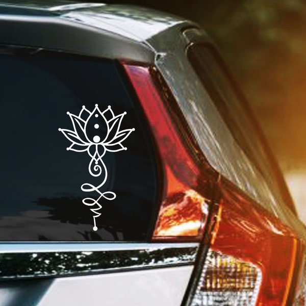 Lotus Flower Car Sticker - Etsy
