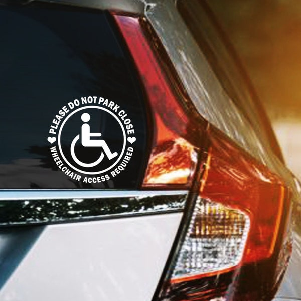 Wheelchair Access Decal - Etsy