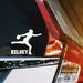 Girl Discus Thrower Vinyl Decal, Track and Field Discus Throw Car ...