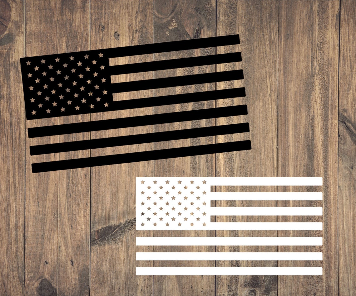American Flag Vinyl Decal America Car Window Sticker Patriot - Etsy