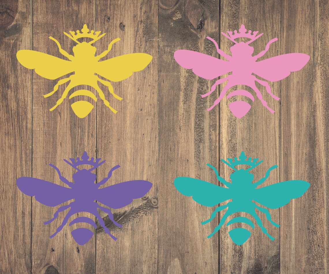 Queen Bee Vinyl Decal, Save the Queen Car Window Sticker, Gifts for ...