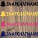 Snapchat Name Vinyl Decal, Social Media Car Window Sticker, Custom Name ...