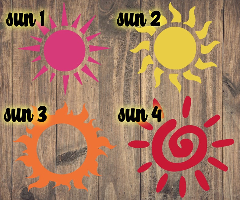 Sun Vinyl Decal, Summer Sun Car Window Sticker, Sunshine Beach Travel ...