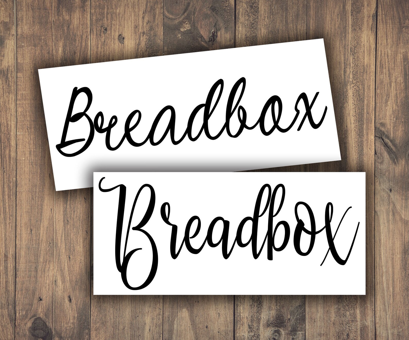 Breadbox Vinyl Decal, Decals for Kitchen Projects Accessories, Bread ...
