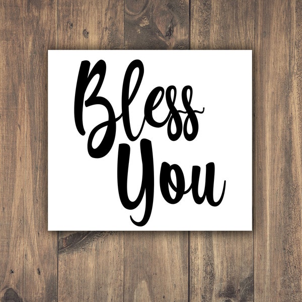 Bless You Tissue Box - Etsy
