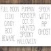 Halloween Vinyl Decals Inspired by Rae Dunn Farmhouse Country Style ...