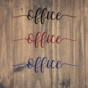 Office Door Decal Home Office Door Sticker Work From Home - Etsy