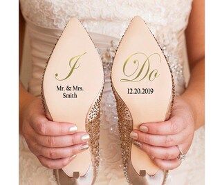 I Do Shoe Stickers - Etsy