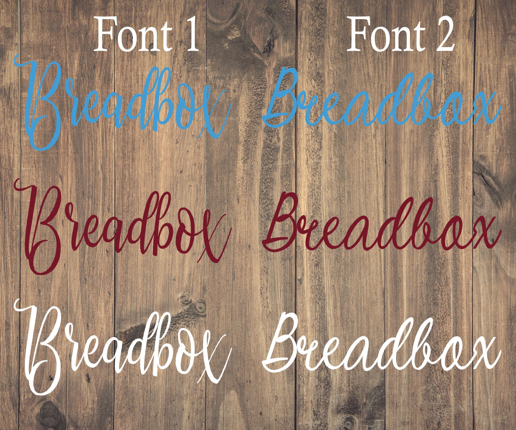 Breadbox Vinyl Decal, Decals for Kitchen Projects Accessories, Bread ...