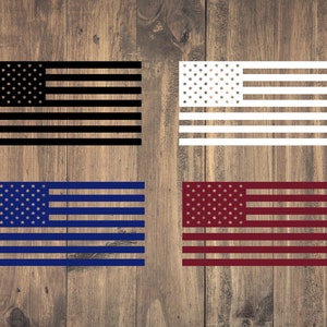 American Flag Vinyl Decal America Car Window Sticker Patriot - Etsy