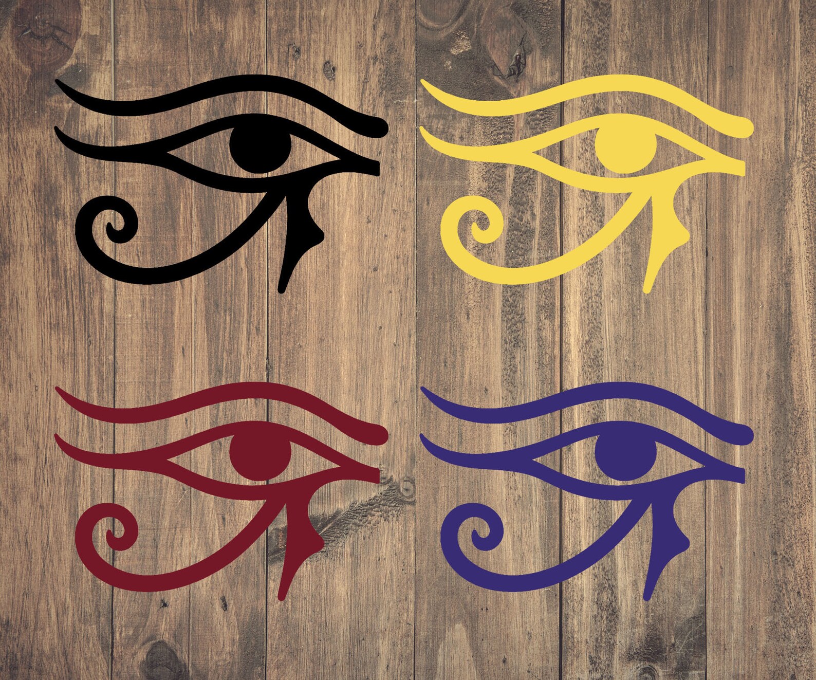 Eye Of Horus Vinyl Decal Egyptian Stickers Egypt Car Window Etsy