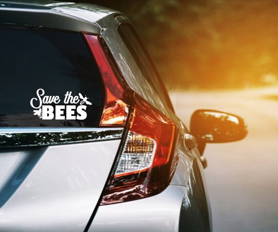 Save the Bees Decal Beekeeper Car Window Sticker Queen Bee | Etsy