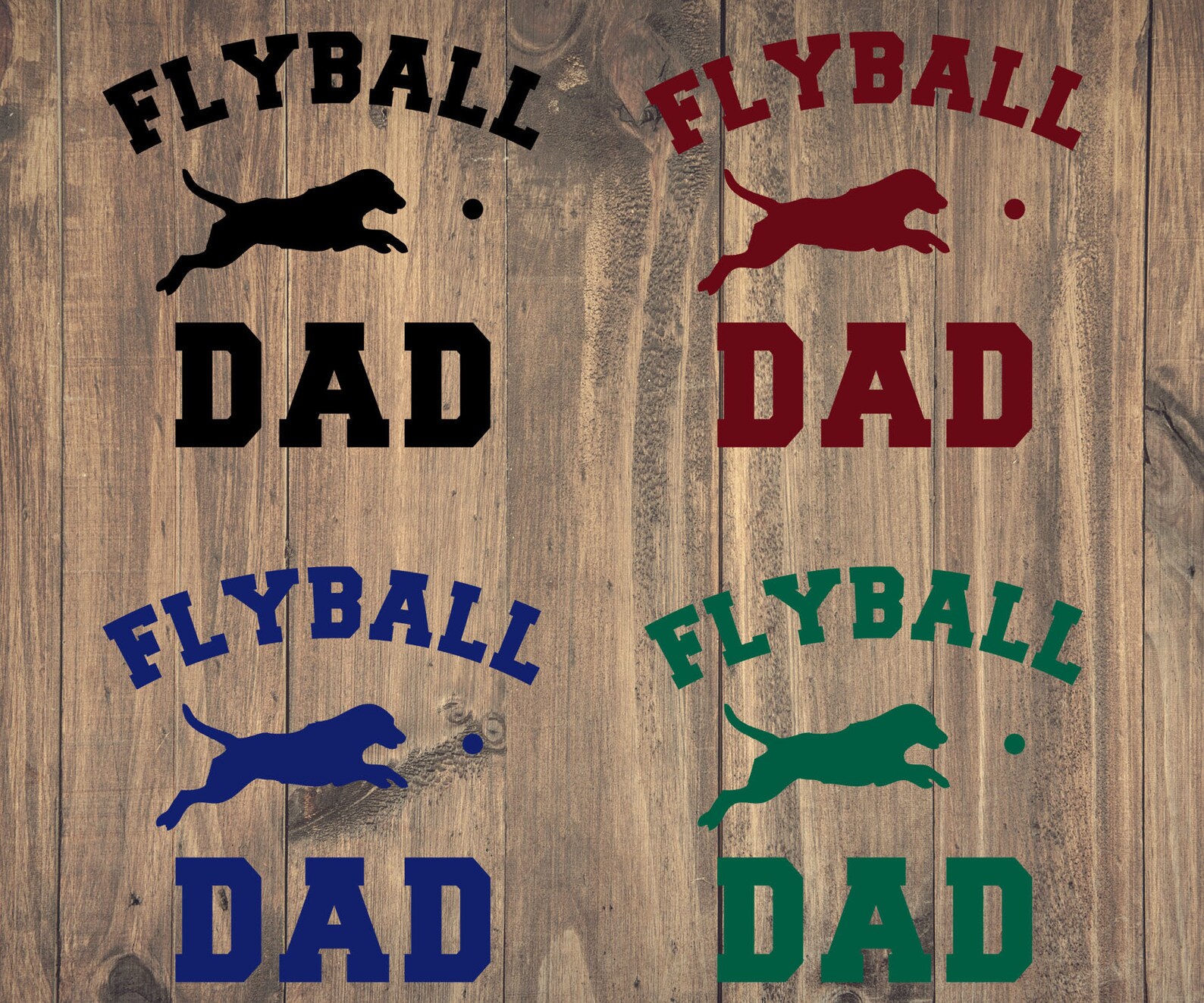 Flyball Dad Vinyl Decal Fur Dad Window Sticker Gifts for Dog - Etsy