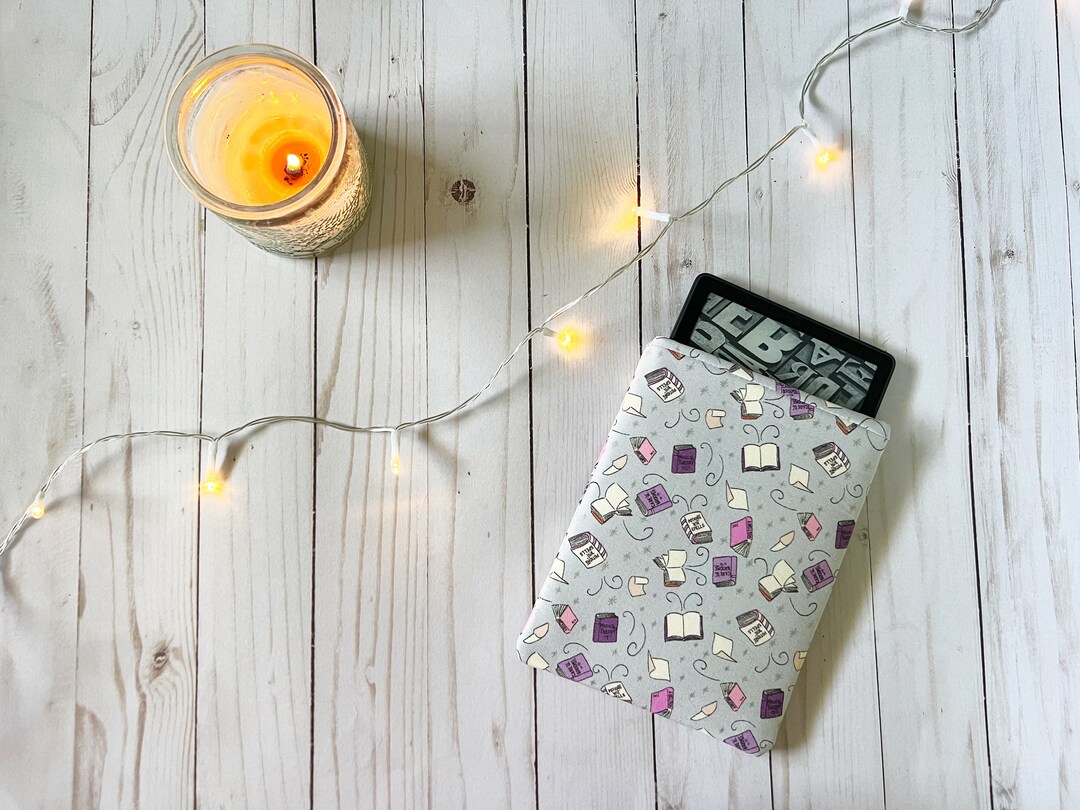 Gray Spell Books Kindle Paperwhite Padded Sleeve | Kindle Oasis Sleeve ...