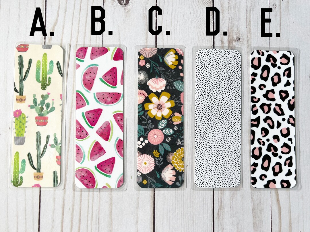2"x6" Laminated Bookmarks | Spring | Summer | Bookish Gift - Etsy