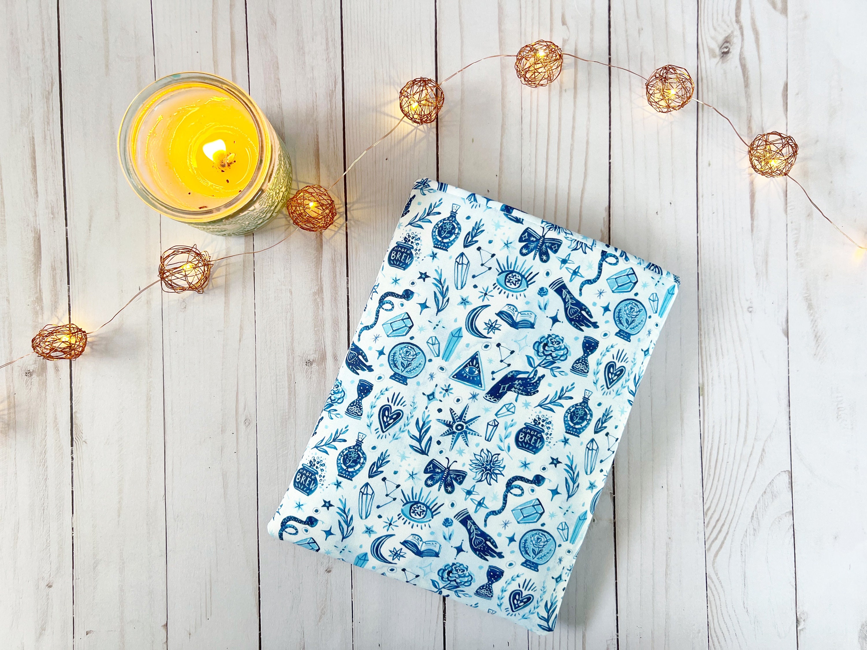Mystic Padded Book Sleeve | Book Protector | Book Holder | Bookish Gift ...