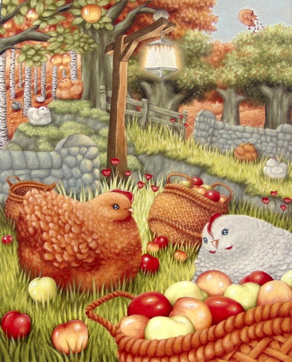 Orchard Farm Print - Etsy