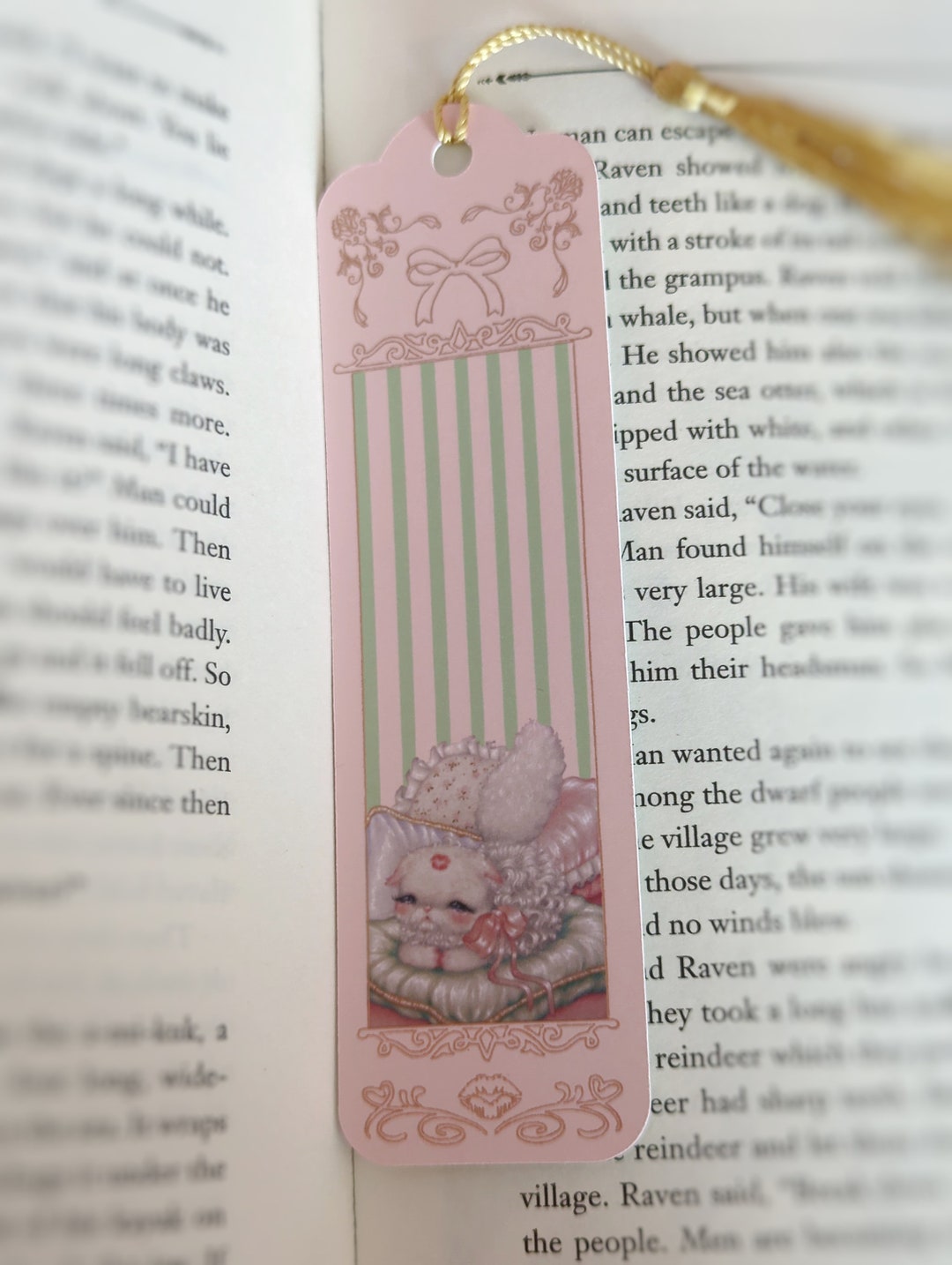 Goodbye Kiss Bookmark - Etsy