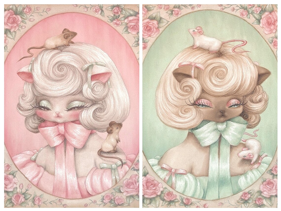 The Parasite (diptych) - Original Paintings - Etsy