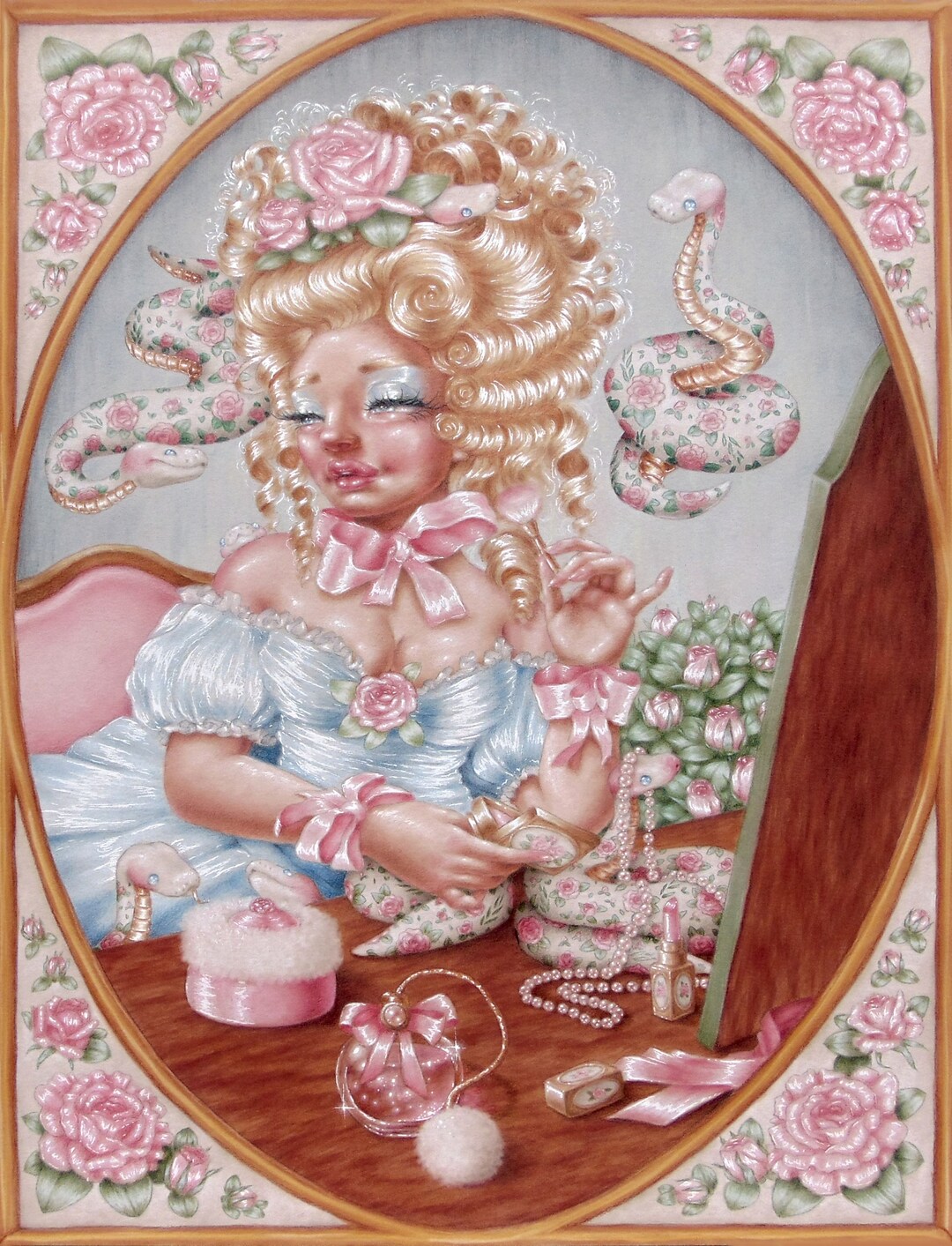 Ladies in Waiting - Print - Etsy