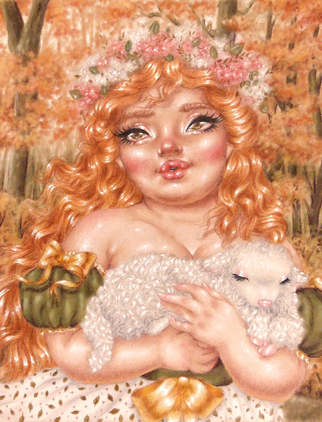 Shepherdess - Print - Etsy