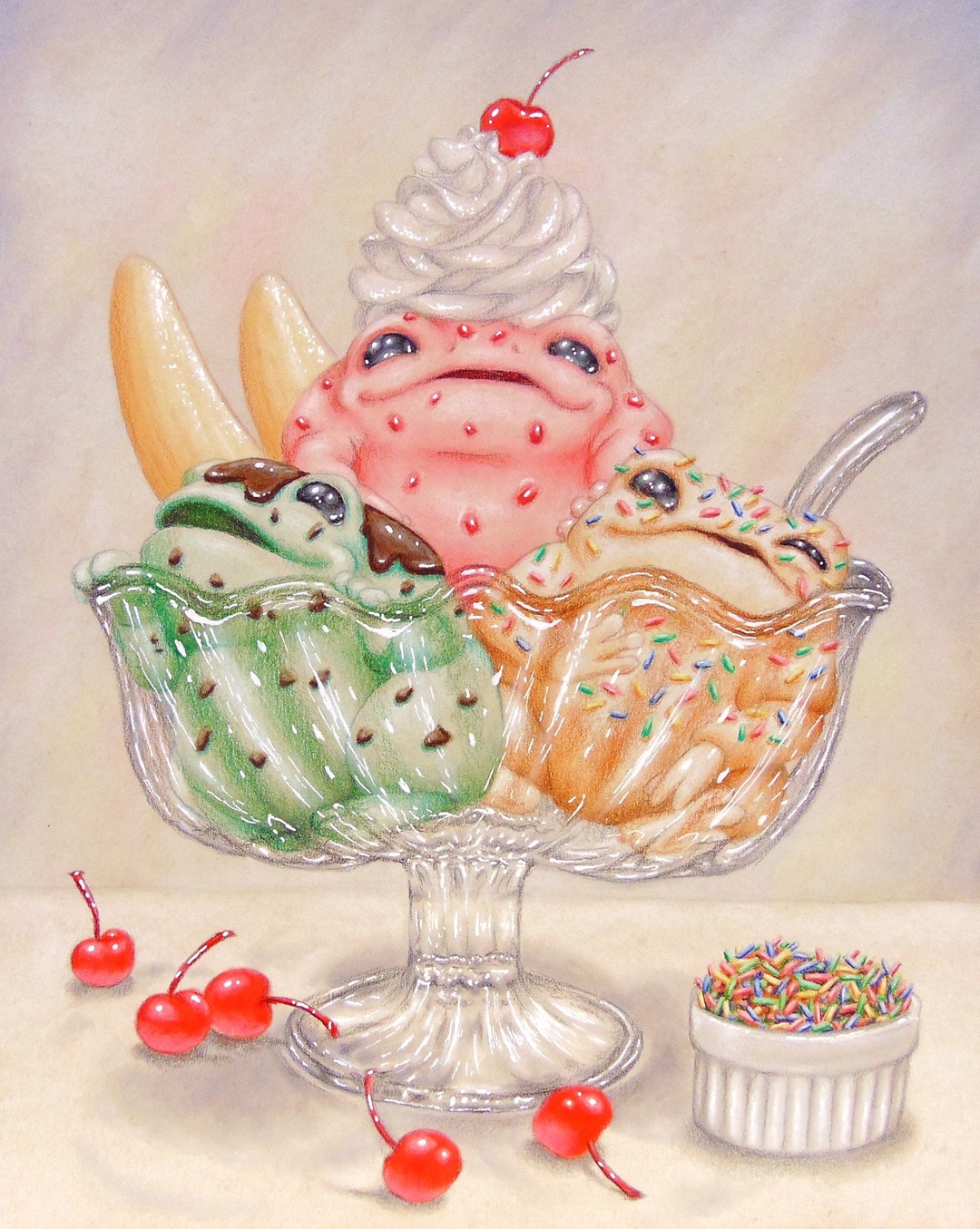 Freezer Friends - Print - Etsy