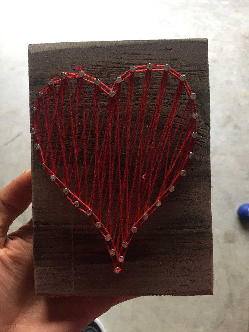 String Art Made From Recycled Materials - Etsy