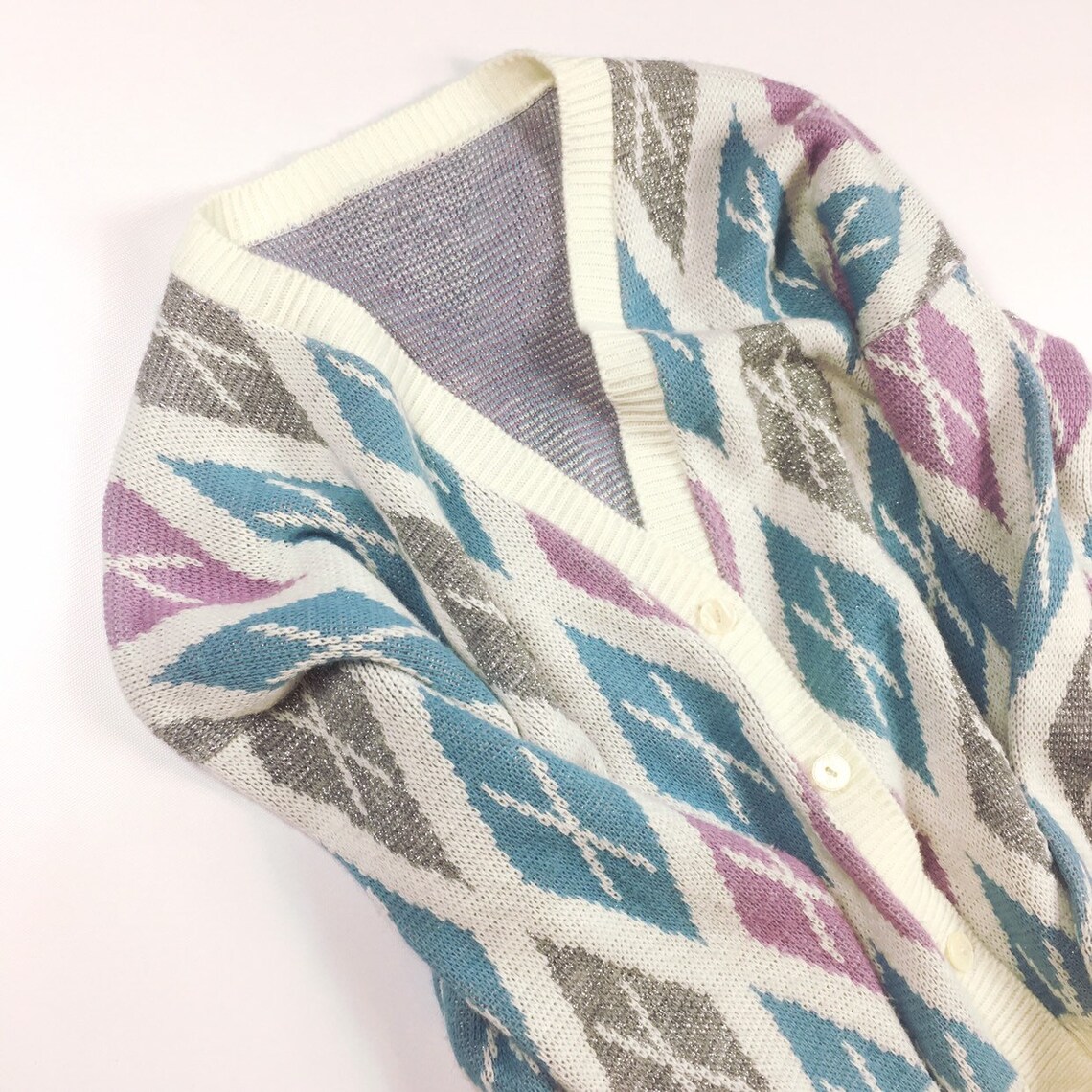 Vintage Chunky Preppy Grandma Sweater - Etsy