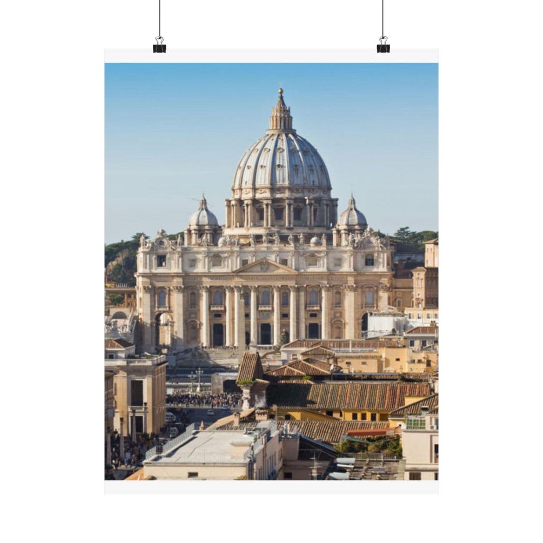 Vatican Poster, Matte Vertical Print, Travel Home Decor - Etsy