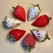 Fabric Strawberries Primitive Decor Cottage Core - Etsy