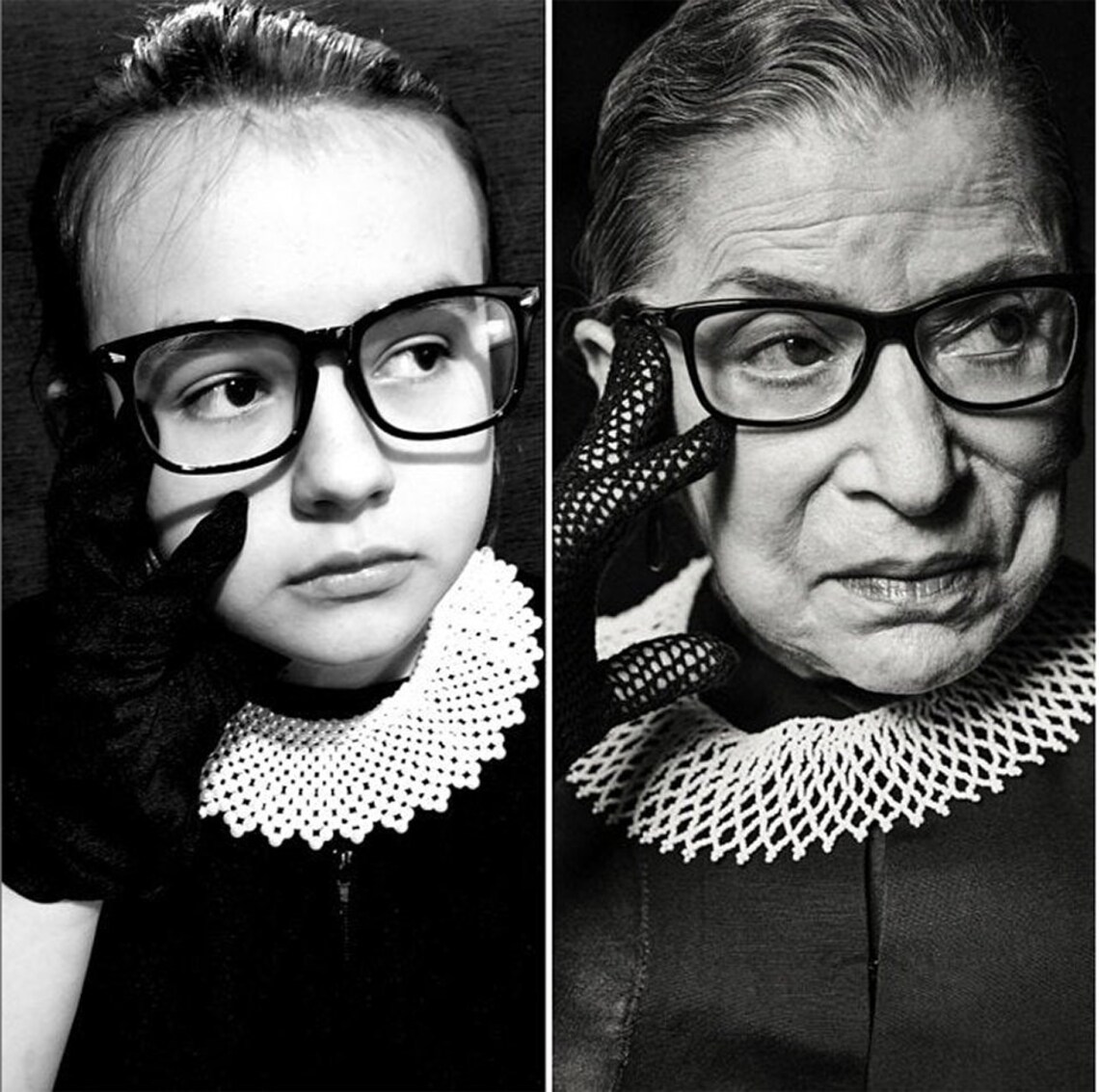 RBG Ruth Bader Ginsburg Child Size Commemorative White Dissent - Etsy ...