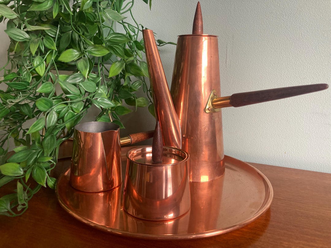 Vintage Copper Coffee Set by Argv - Etsy UK