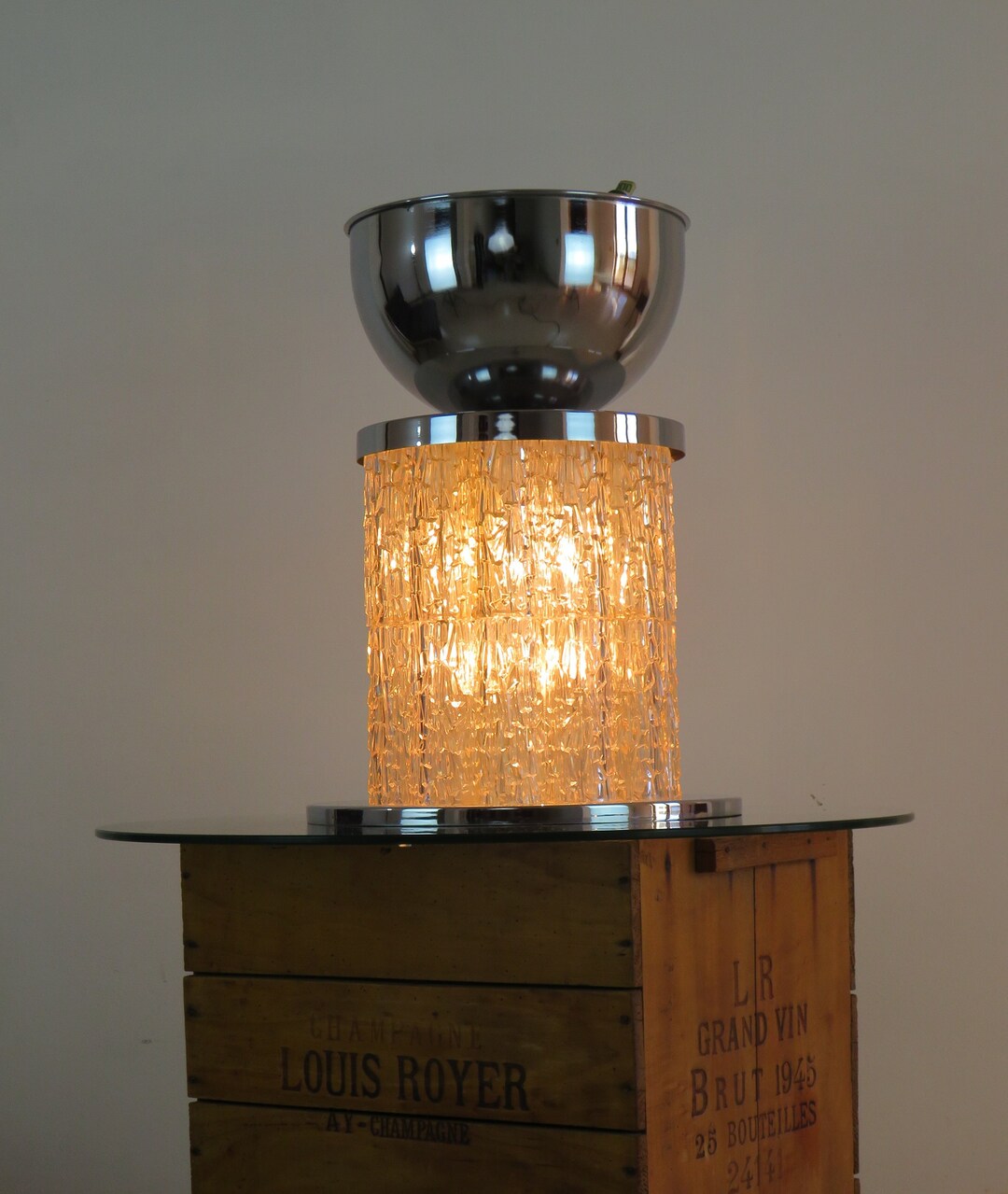 Large Hotel Reception Table Lamp J.T. Kalmar 1960s - Etsy