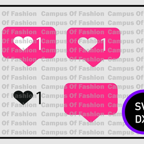 Instagram Like Svg - Etsy
