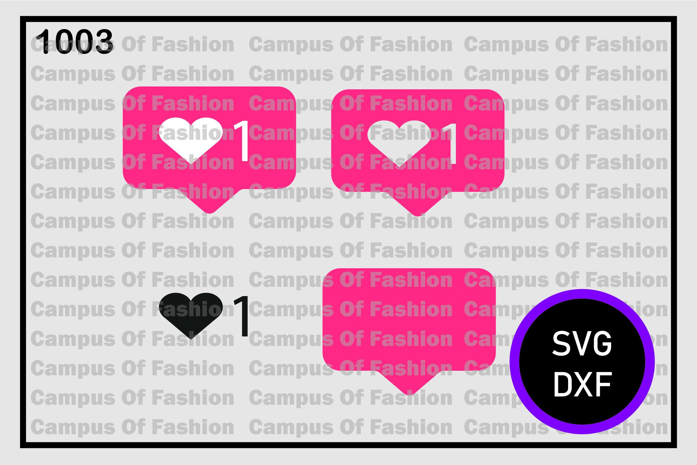 Social Media Like Icon | SVG | DXF | Graphic (COFS 1003) - Etsy