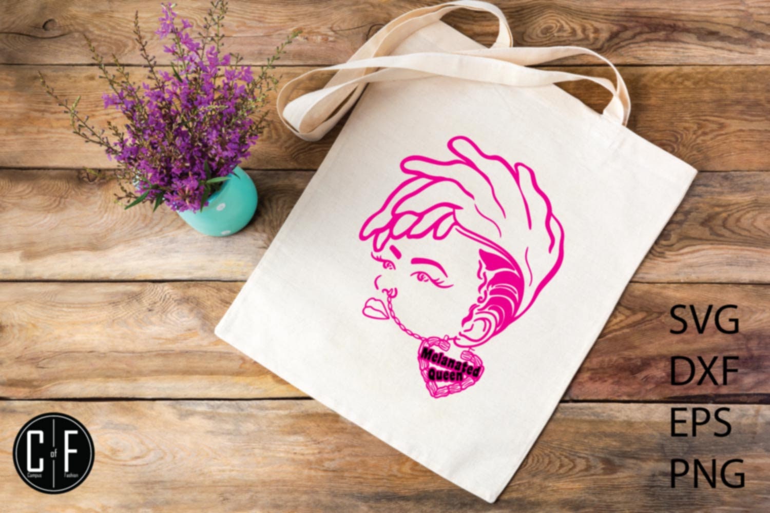 Melanated Queen SVG DXF PNG Eps Vector Art Commercial - Etsy