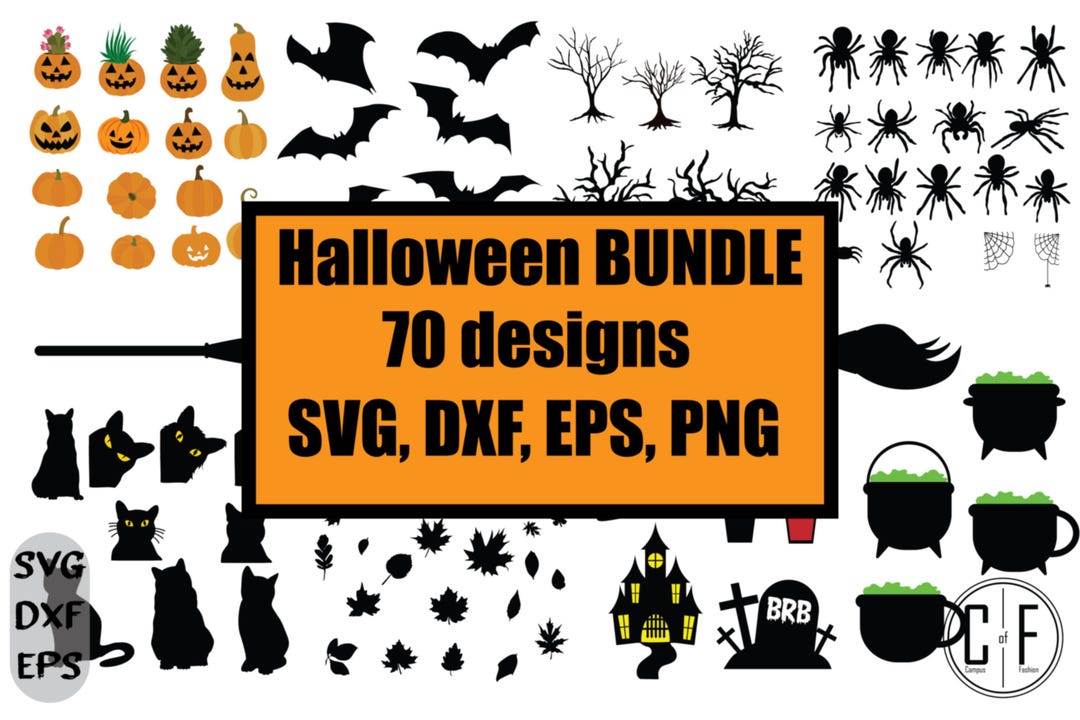 Halloween SVG Bundle 2 | Spooky Cut Files for Cricut & Silhouette | PNG ...