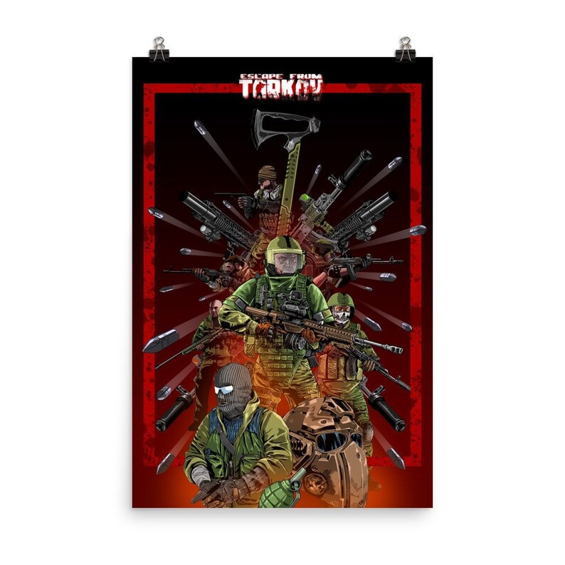 Escape From Tarkov Fan Poster Art | Etsy