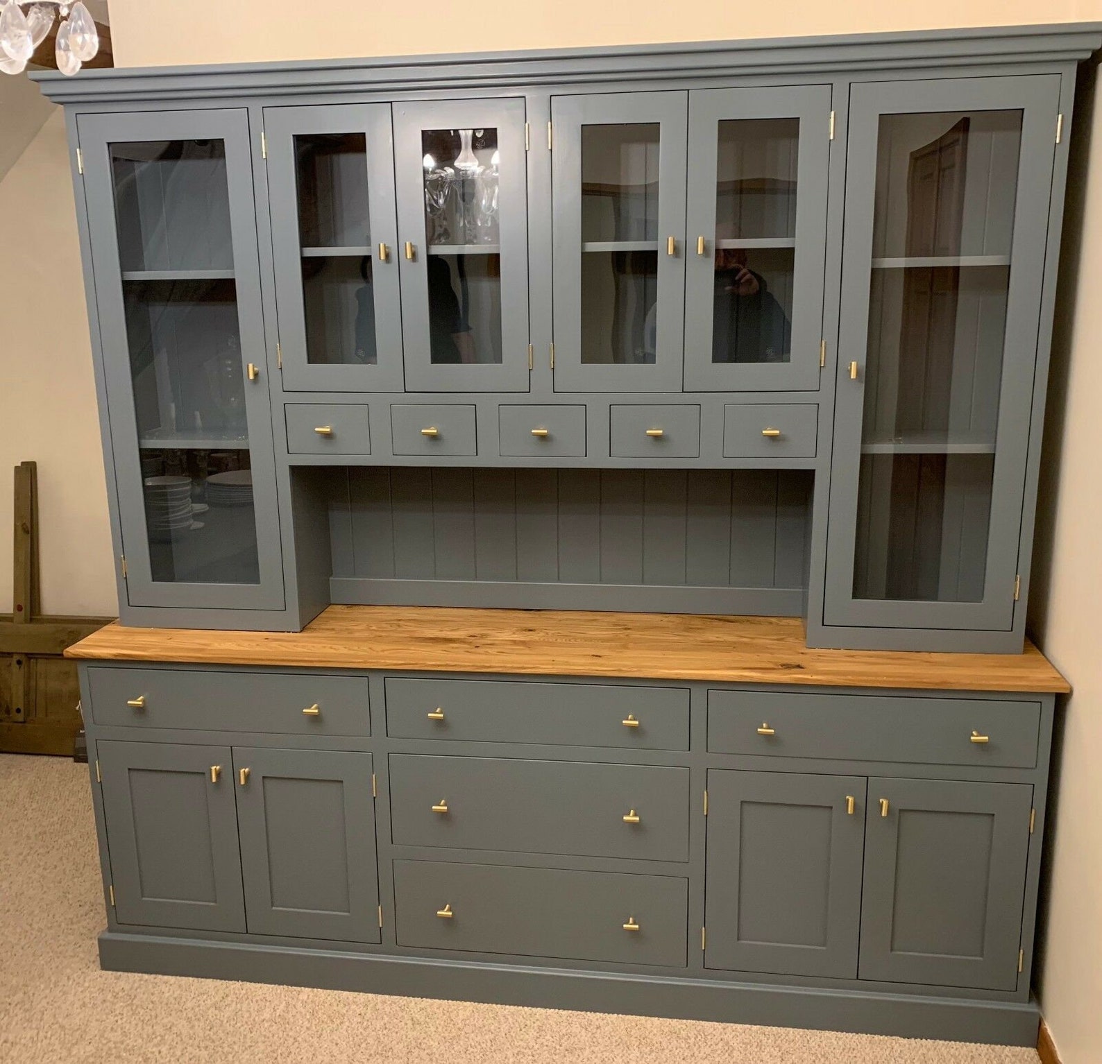 7ft Welsh Dresser With Spice Drawers - Etsy