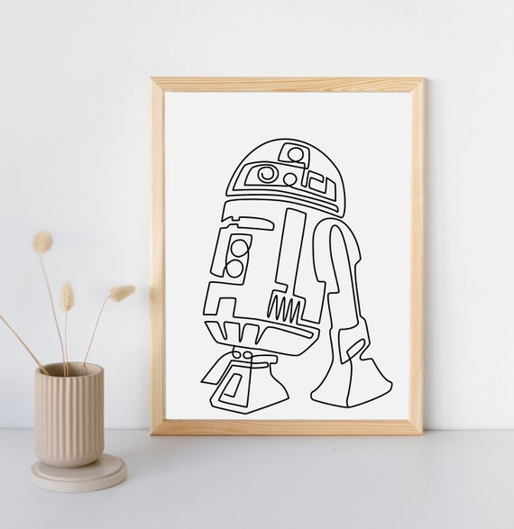 R2d2 Line Art