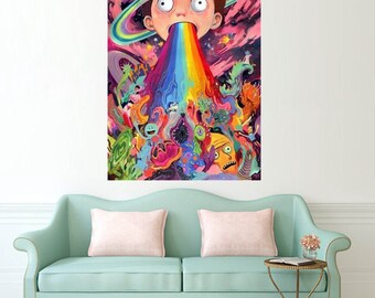 Trippy poster | Etsy