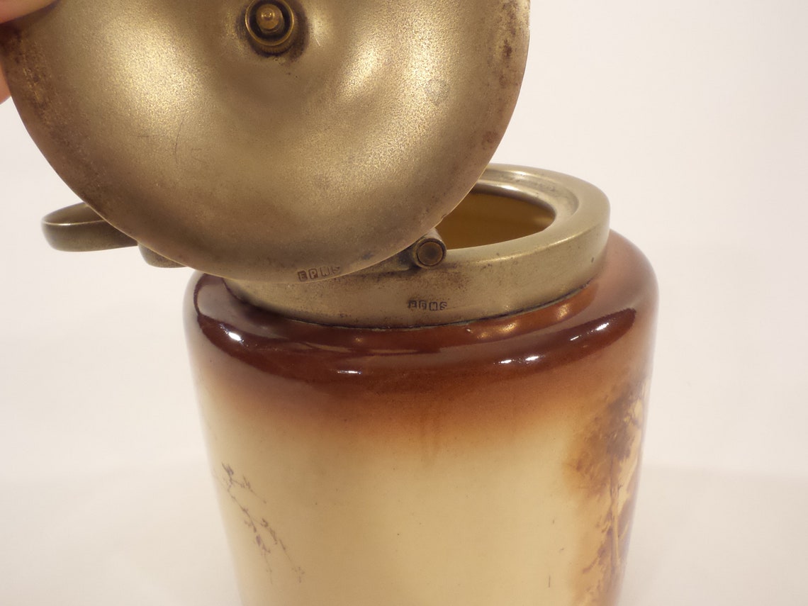 Vintage Biscuit Jar / Biscuit Barrel / Ceramic Biscuit Barrel / Vintage ...