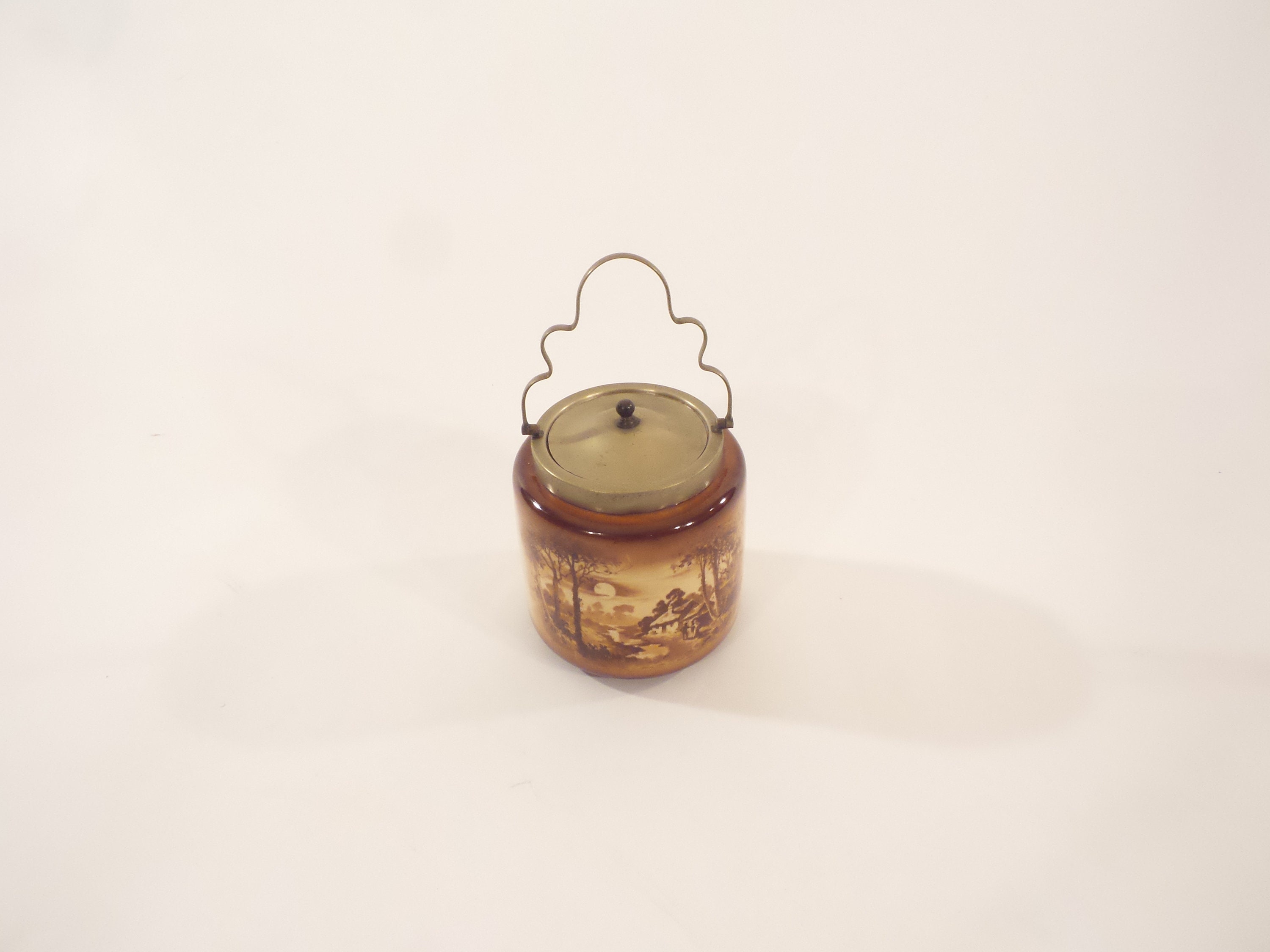 Vintage Biscuit Jar / Biscuit Barrel / Ceramic Biscuit Barrel / Vintage ...