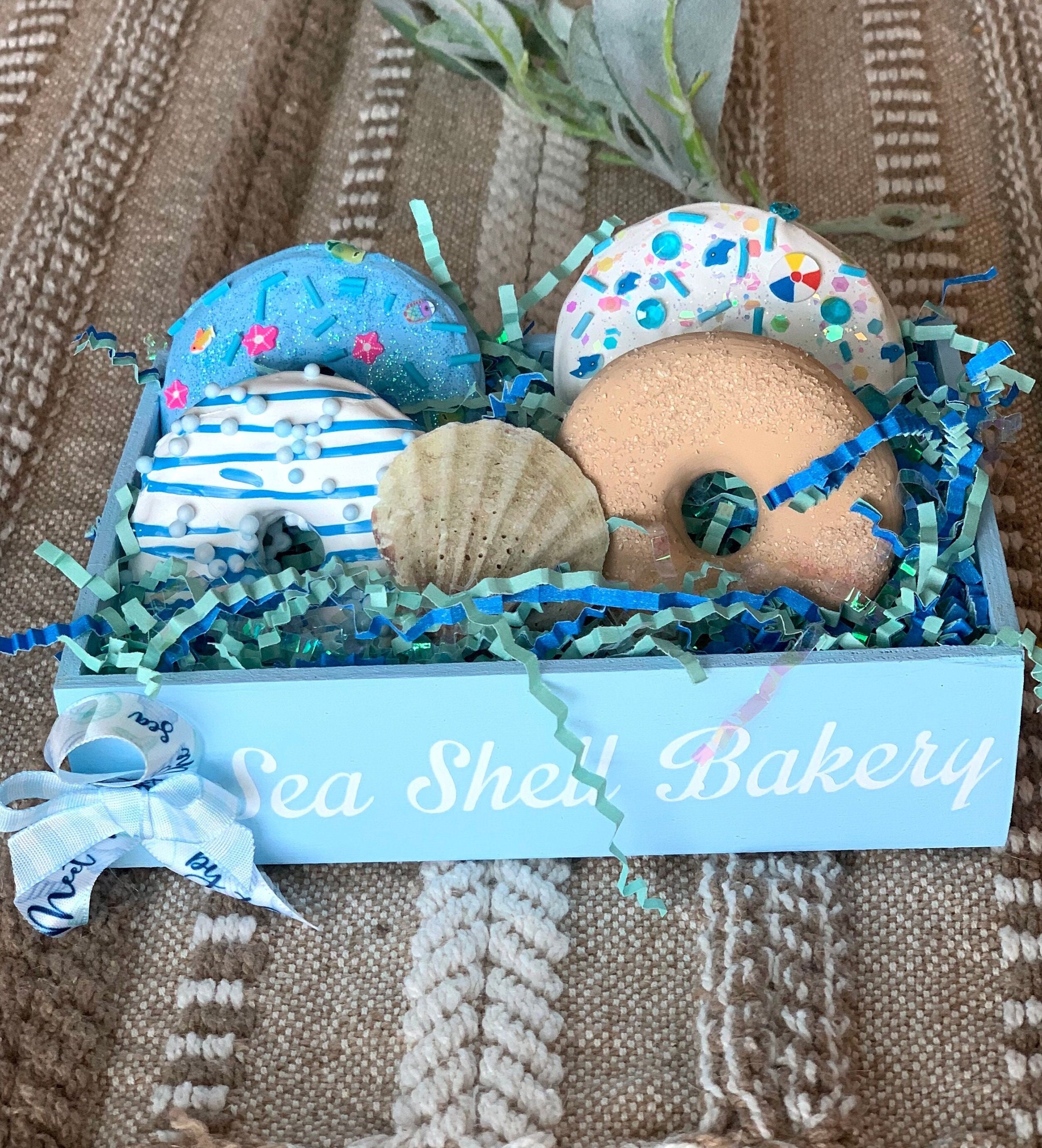 Faux Donuts. Fake Beach Donuts. Tier Tray Decor - Etsy