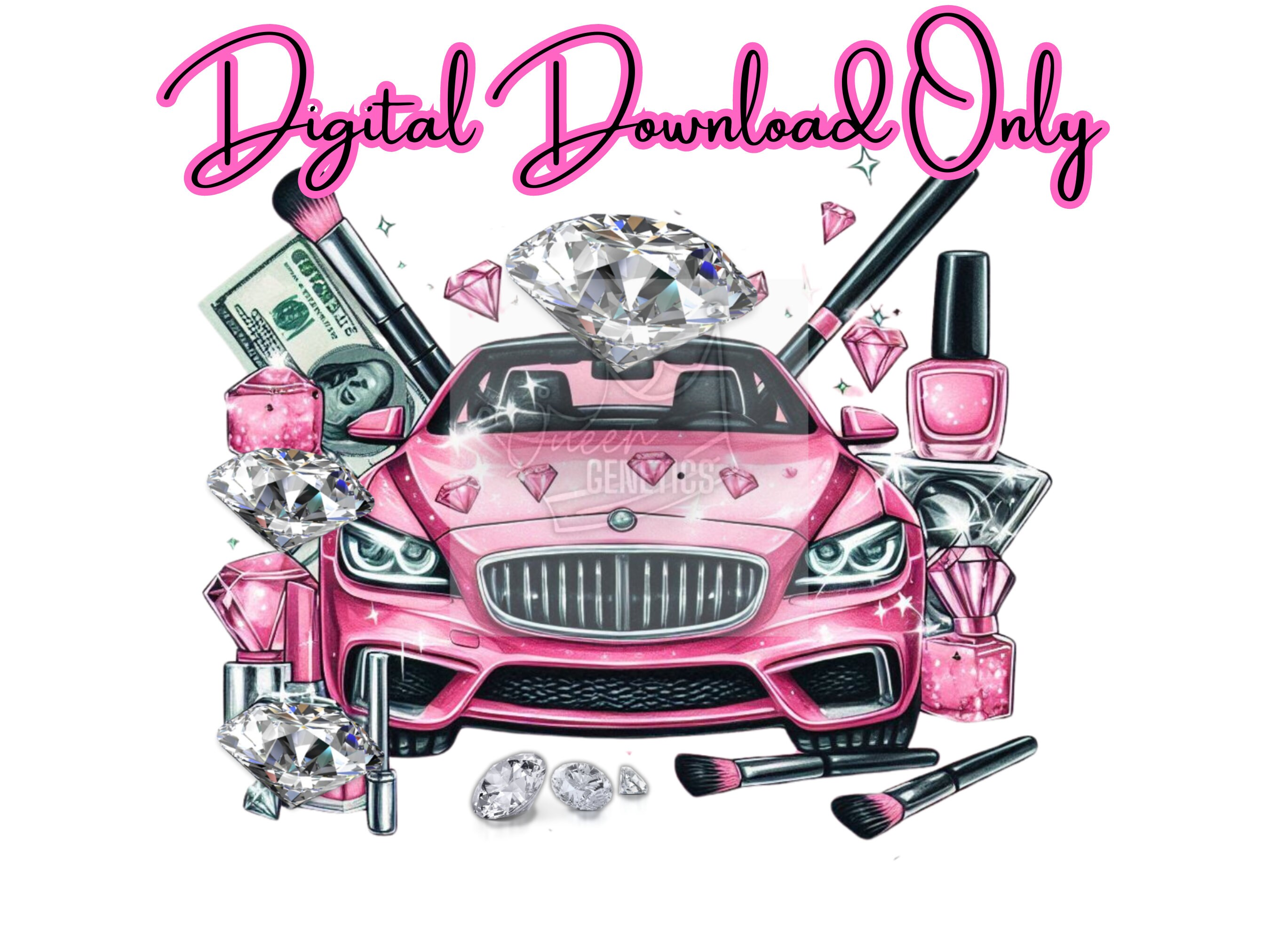 Digital Download PNG, Pink Car PNG, Car PNG - Etsy