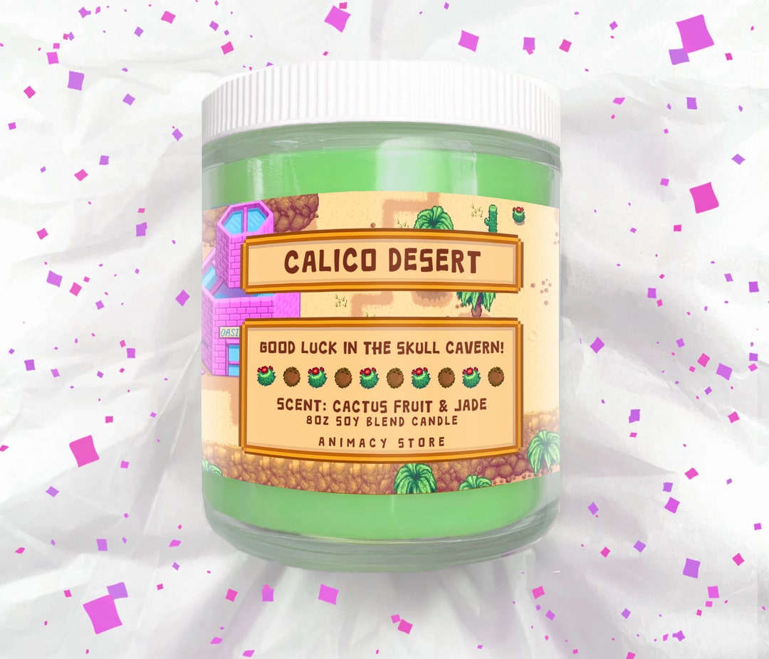 Calico Desert - Stardew Valley CANDLE! - 8 Oz Hand Poured Soy Blend Wax ...