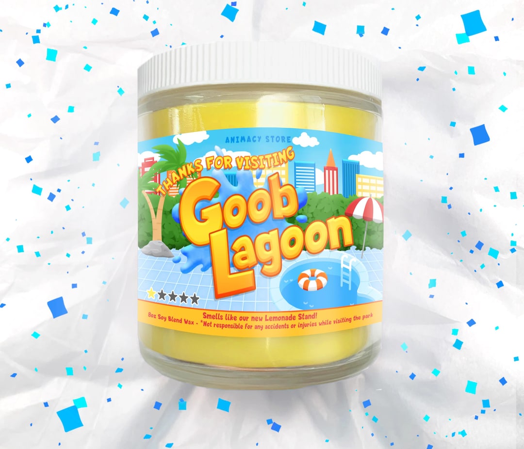 GOOB LAGOON - Caseoh Inspired Candle - 8 Oz Hand Poured Soy Blend Wax ...