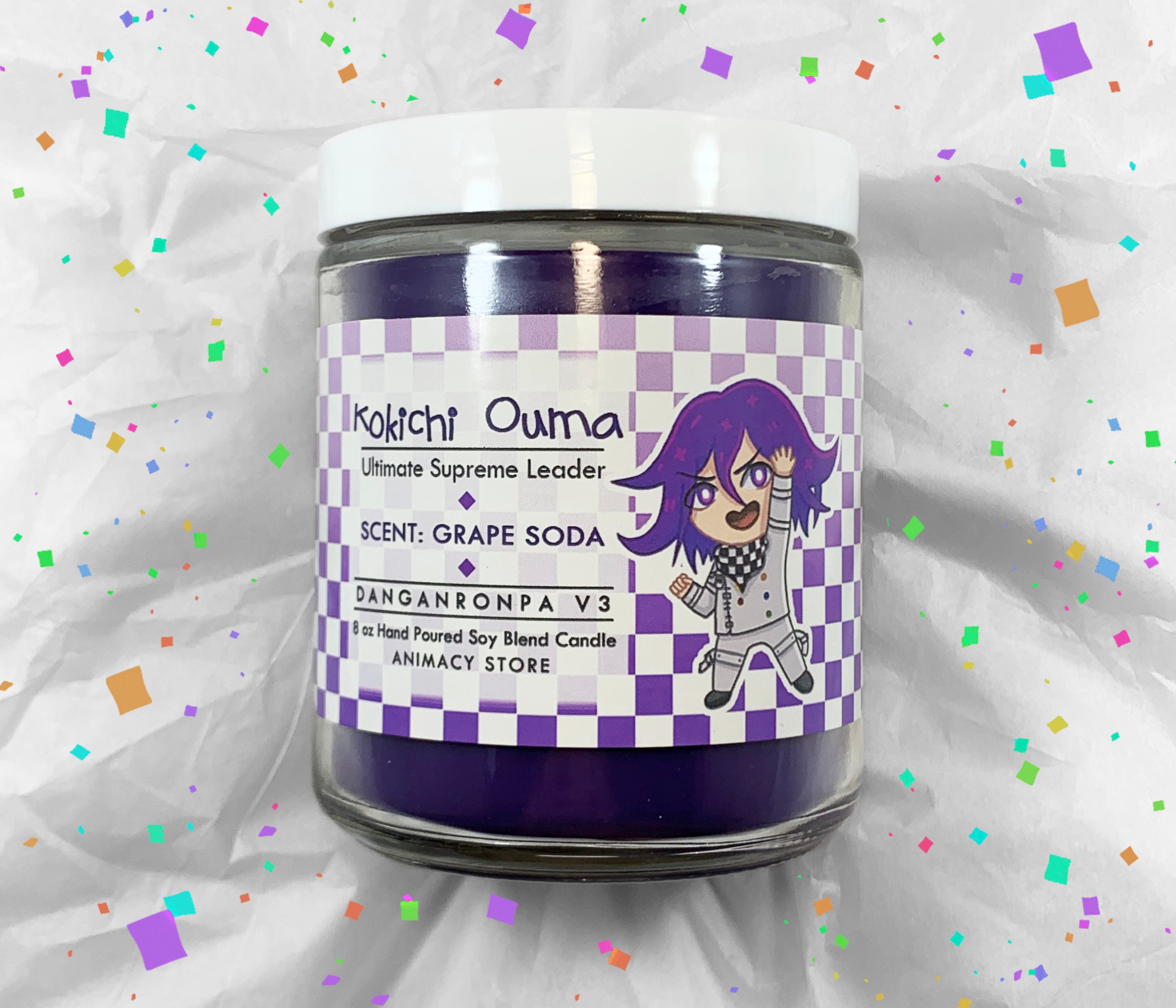 Danganronpa V3 Kokichi Ouma CANDLE 8 Oz Hand Poured Soy - Etsy