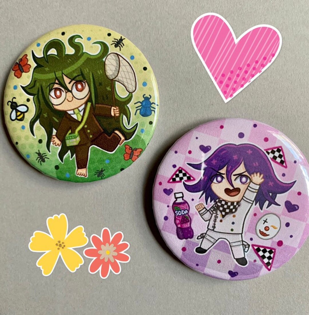 Buy 2 Get 1 FREE! Danganronpa V3 CHIBI Buttons - 2.25 Inch Button ...